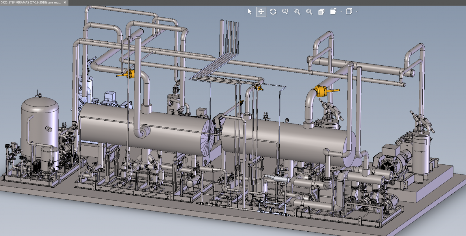 Réalisation des réseaux frigorifiques ammoniacs NH3 pour plateforme ...